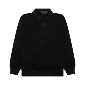 Fear Of God Knit Polo - Black