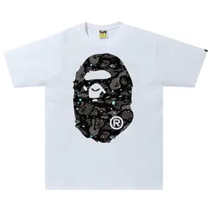 A BATHING APE Space Camo Big Ape Head - White