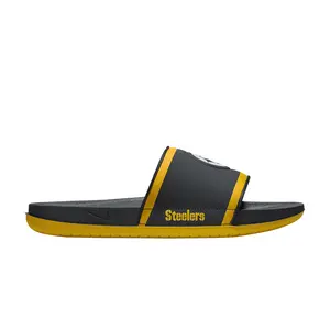 Nike Nfl X Offcourt Pittsburgh Steelers Slide - Black