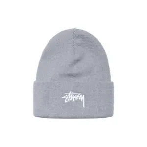 StÜssy Stock Cuff Beanie Grey