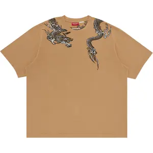 Supreme Dragon Wrap Short-sleeve Top - Tan