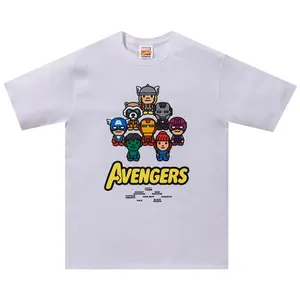 A BATHING APE X Marvel Milo Avengers Tee - White
