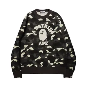 A BATHING APE City Camo College Crewneck - Black