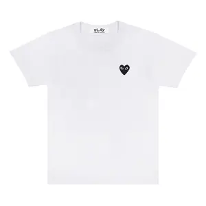 Play Comme Des Garcon Heart Tee - White