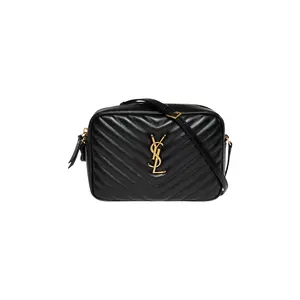 Saint Laurent Lou Quilted Camera Bag - Black