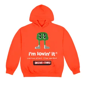 CACTUS PLANT FLEA MARKET X Mcdonald's Fry Guy Hoodie - Orange