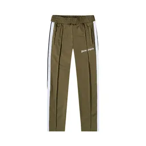 Palm Angels Slim Track Pants 'military/white - Green