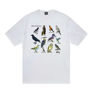 StÜssy California Birds Tee - White