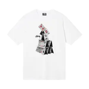 StÜssy House Of Cards Tee - White