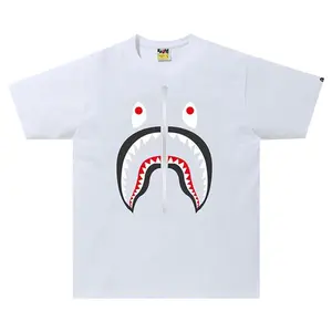 A BATHING APE Shark Tee - White