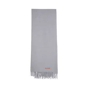 Acne Studios Fringe Wool Scarf 'powder Melange