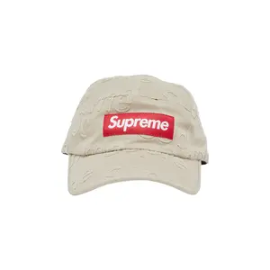Supreme Lasered Twill Camp Cap - Tan