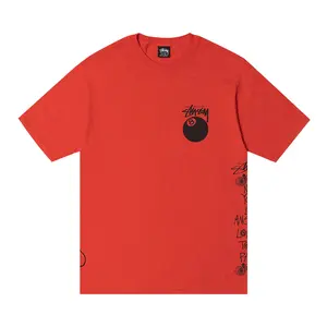 StÜssy Test Strike Pigment Dyed Tee 'tomato' Red