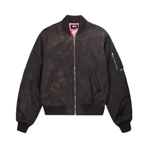 StÜssy Dyed Nylon Bomber - Brown
