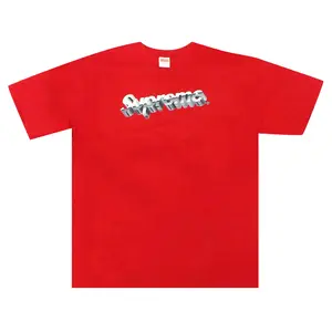 Supreme Chrome Logo Tee - Red