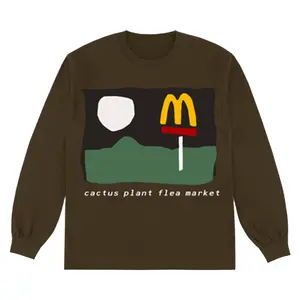 CACTUS PLANT FLEA MARKET X Mcdonald's 24/7 Long-sleeve Shirt - Brown