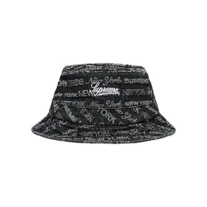 Supreme Multi Type Jacquard Denim Crusher - Black