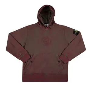Supreme X Stone Island Hooded Sweatshirt - Red
