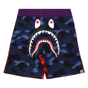 A BATHING APE Crazy Camo Shark Sweat Shorts