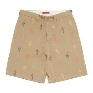 Supreme Classic Logo Chino Short - Tan