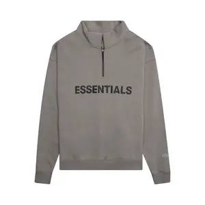 Fear Of God Mockneck Half Zip - Grey