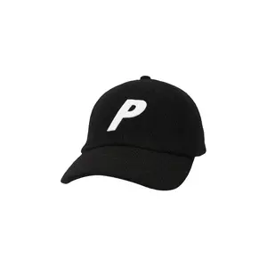 PALACE Harris Tweed P 6-panel Cap - Black