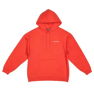 Balenciaga Medium Fit Hoodie - Red