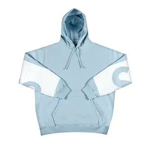 Supreme Supreme Big Logo Hooded Sweatshirt Blue