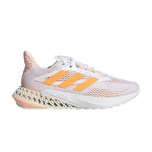 Adidas 4dfwd Pulse Flash Orange Sneakers - White
