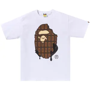 A BATHING APE Valentine Chocolate Ape Head Tee