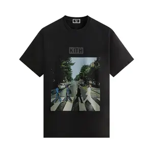 Kith For The Beatles Abbey Road Vintage Tee - Black