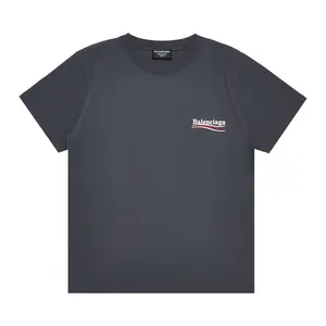 Balenciaga Small Fit T-shirt 'dark /white - Grey