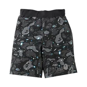 A BATHING APE Space Camo Sweat Wide Shorts