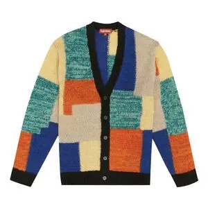 Supreme Patchwork Mohair Cardigan