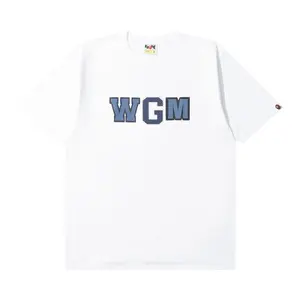 A BATHING APE Color Camo Wgm Milo Shark Tee - White