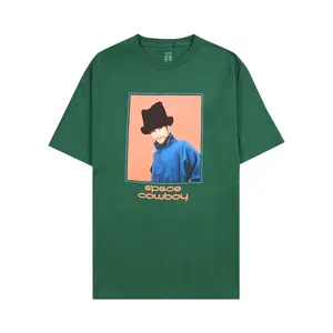 PLEASURES Space Cowboy T-shirt 'hunter - Green