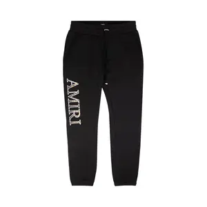 Amiri Leopard Applique Sweatpant Set - Black
