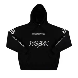 Supreme X Fox Racing Hooded Sweatshirt - Black
