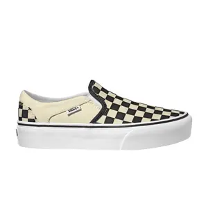VANS Asher Platform Checkerboard Sneakers