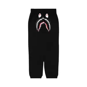 A BATHING APE Shark Sweat Pants - Black