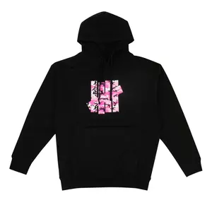 ANTI SOCIAL SOCIAL CLUB X Undefeated Camo Hoodie - Black