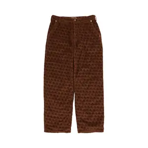 ERL Corduroy Embossed Pants - Brown