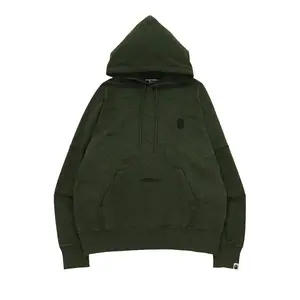 A BATHING APE 1st Camo Washed Relaxed Fit Pullover Hoodie - Green