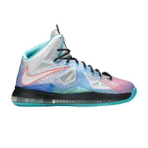 Nike Lebron 10 'pure Platinum' Sneakers - Silver