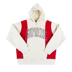 Supreme Paneled Arc Hooded Sweatshirt - Tan