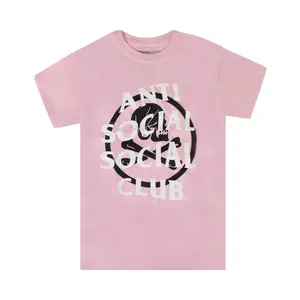 ANTI SOCIAL SOCIAL CLUB X Neighborhood Cambered T-shirt - Pink