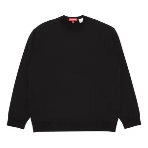 Supreme Metallic Long-sleeve Top - Black