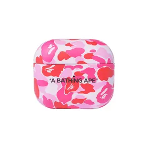 A BATHING APE Abc Camo Airpods Case - Pink