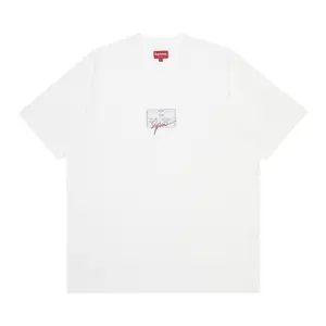 Supreme Signature Label Short-sleeve Top - White