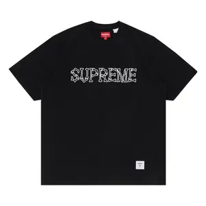 Supreme Bones Short-sleeve Top - Black